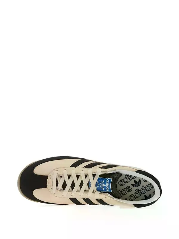 Adidas Three-stripe Leather Sneakers