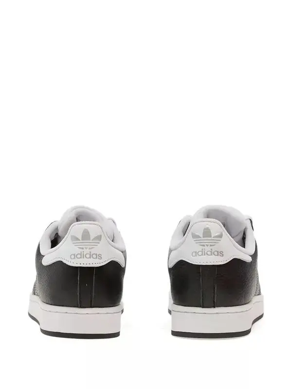 Adidas Shell-toe Three-stripe Sneakers - Black