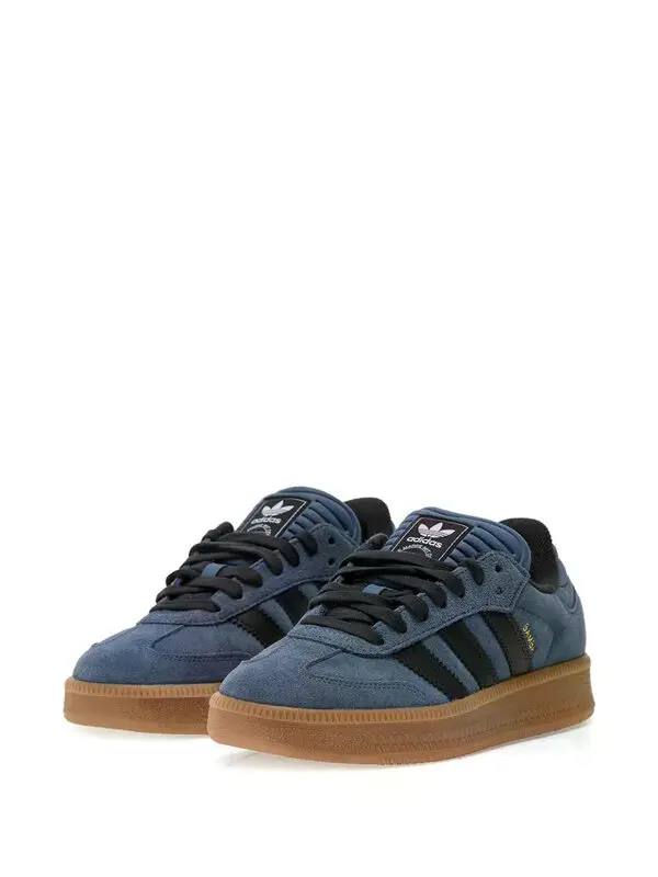Adidas Samba Three-stripe Trainers - Blue