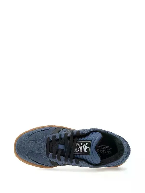 Adidas Samba Three-stripe Trainers - Blue