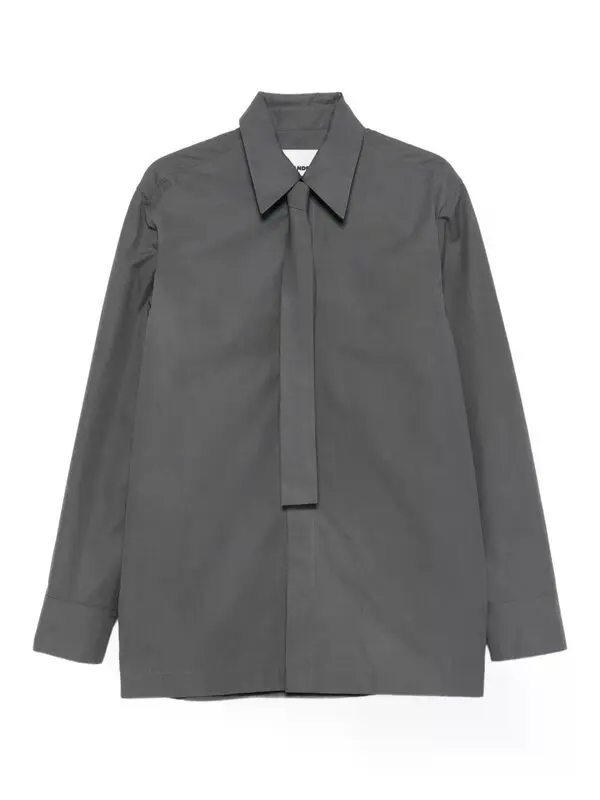 JIL SANDER Long-sleeve Tie-neck Shirt