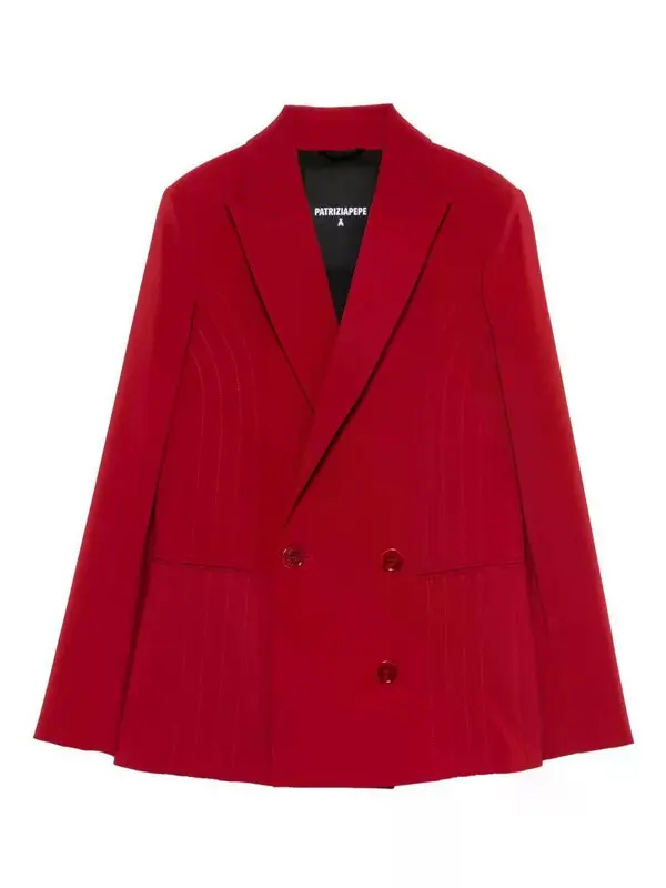 Patrizia Pepe Panelled Double-breasted Blazer