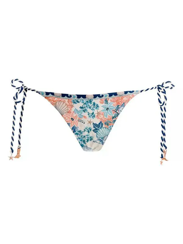 Agua Bendita Alegria Sereia Bikini Bottoms - Multicolor