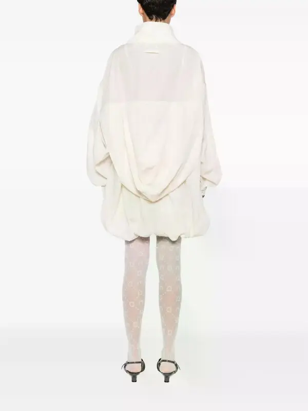 JEAN PAUL GAULTIER High-neck Pleated Top