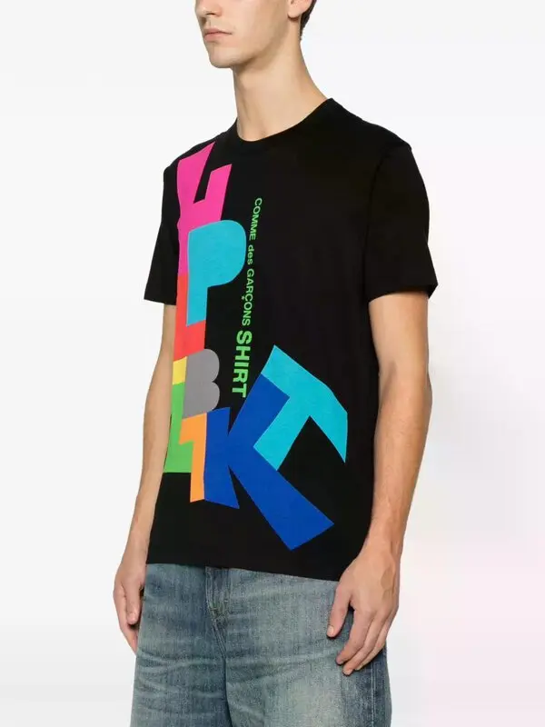 Comme Des Garçons Graphic-print T-shirt - Black
