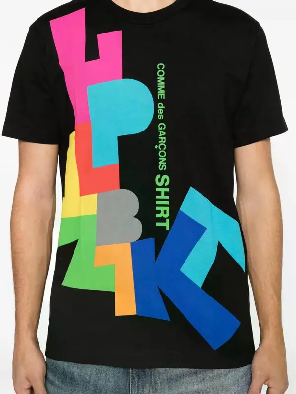 Comme Des Garçons Graphic-print T-shirt - Black