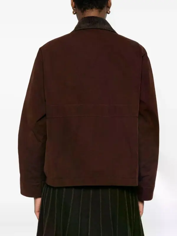 Aspesi Corduroy-collar Buttoned Jacket