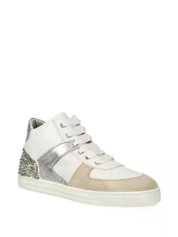 Agl Metallic-panel Studded Sneakers
