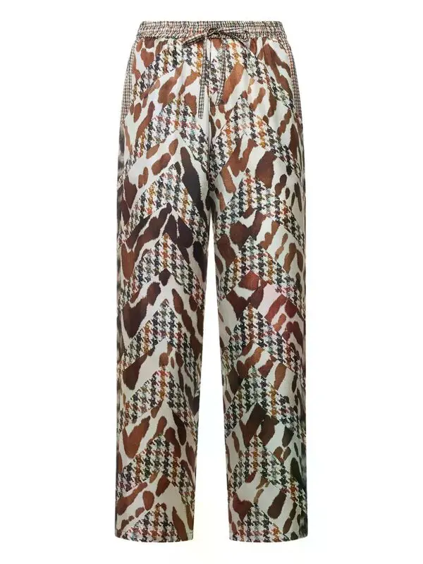 PIERRE-LOUIS MASCIA Houndstooth-pattern Trousers