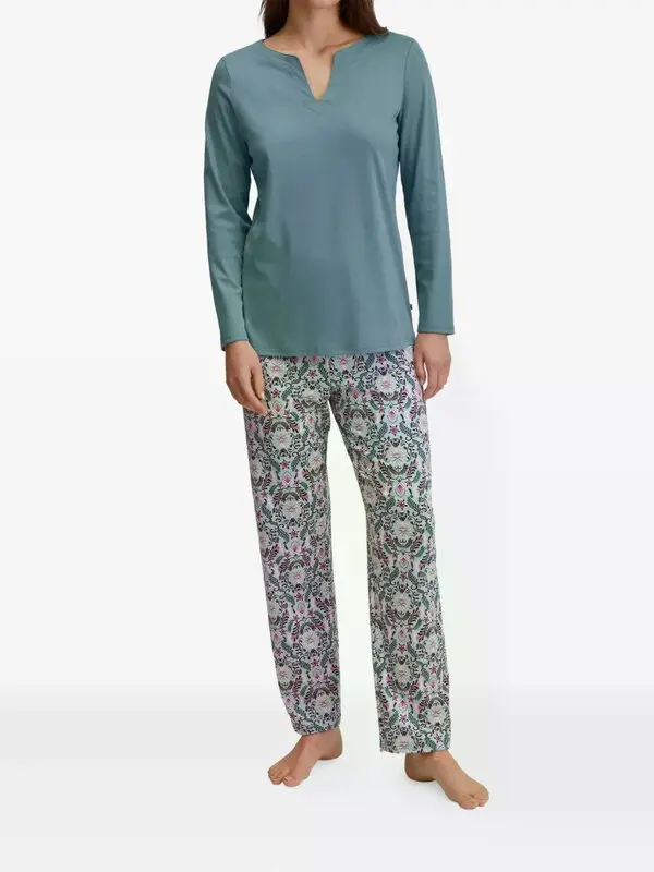 CALIDA V-neck Floral-print Pyjama