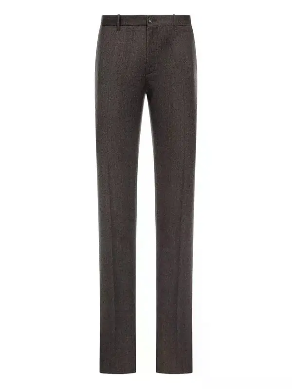 Incotex Wool Trousers - Brown
