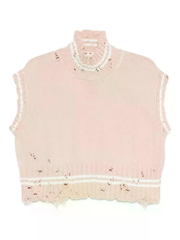 Marni High-neck Sleeveless Top - Pink