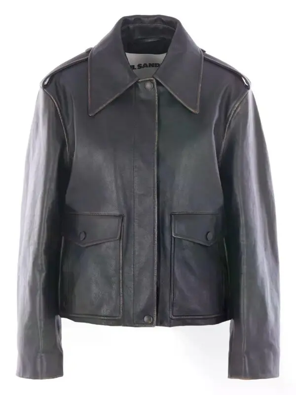 JIL SANDER Leather Jacket