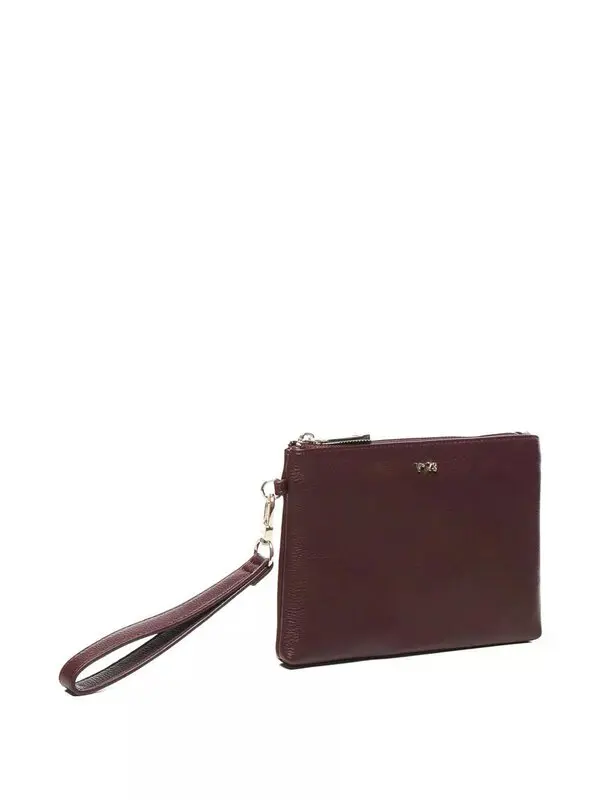 V°73 Logo Lettering Clutch - Brown
