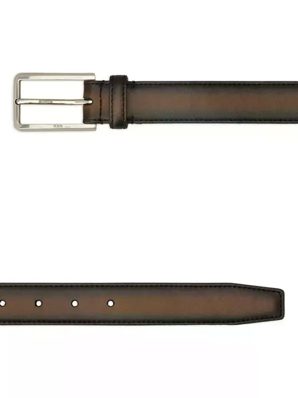 TOD'S Two-tone Belt - Brown