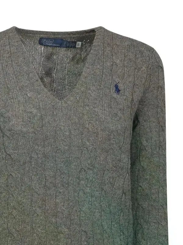 Polo Ralph Lauren Polo Pony Cable-knit Sweater - Grey