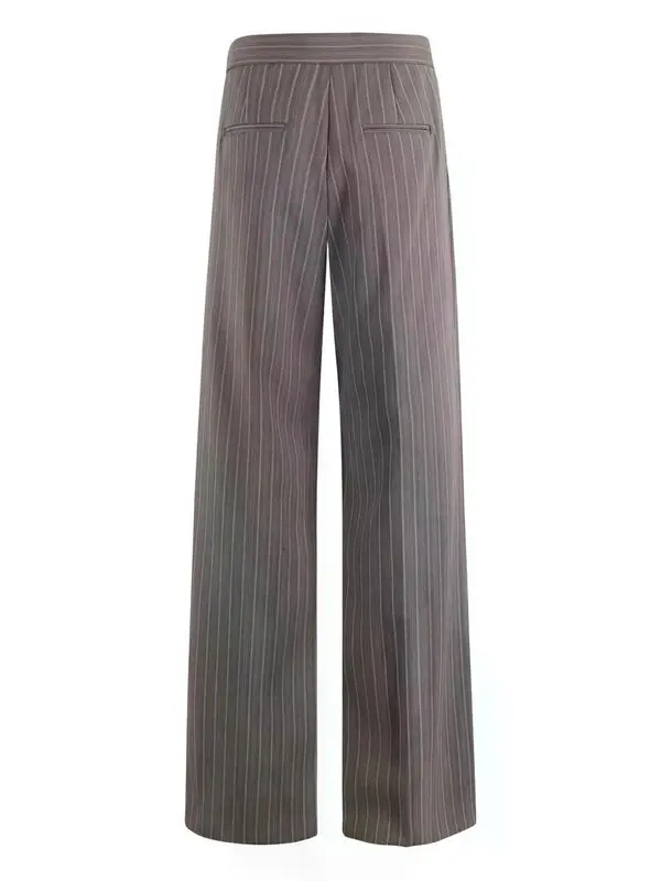 ISABELLE BLANCHE Striped Straight-leg Trousers
