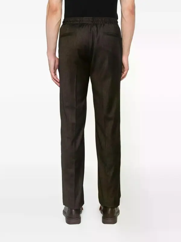 Kiton Tailored Trousers With Elasticated Waistband
