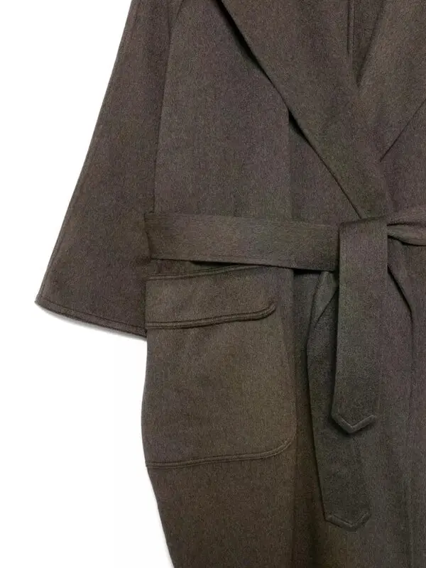 Dusan Belted Patch-pocket Coat