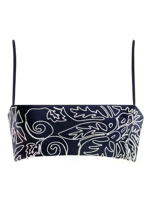 Agua Bendita Brietta Batik Bikini Bottom - Blue