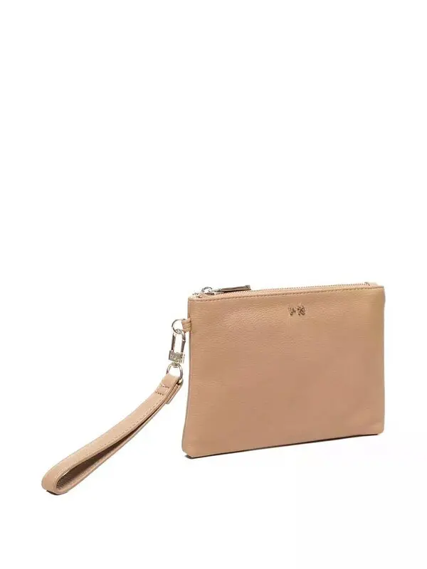 V°73 Logo Lettering Wristlet - Neutrals