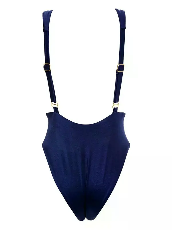 Agua Bendita Cross-front One-piece Swimsuit