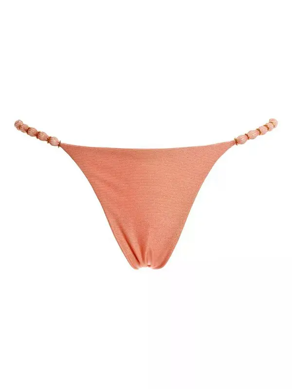 Agua Bendita Beaded-strap Bikini - Pink