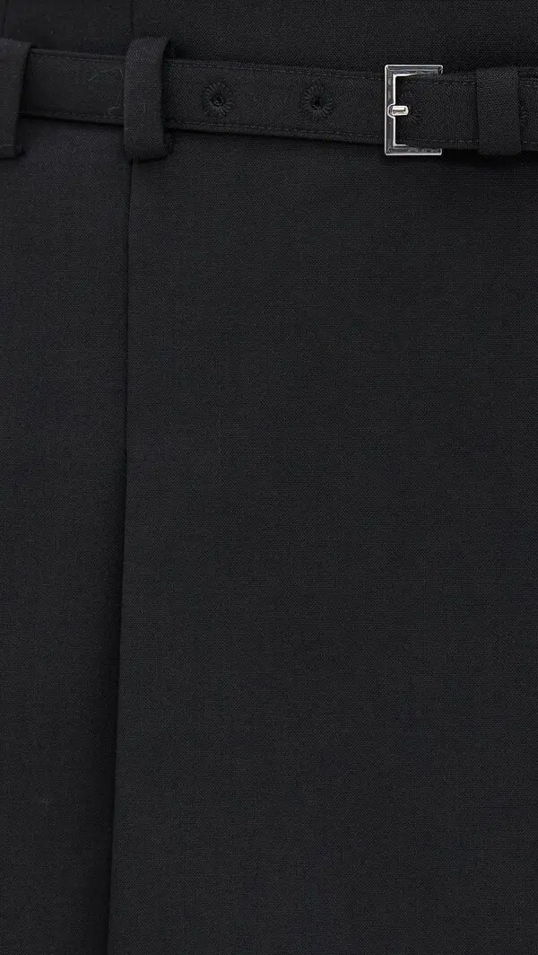 FRAME Pleated Mini Skirt