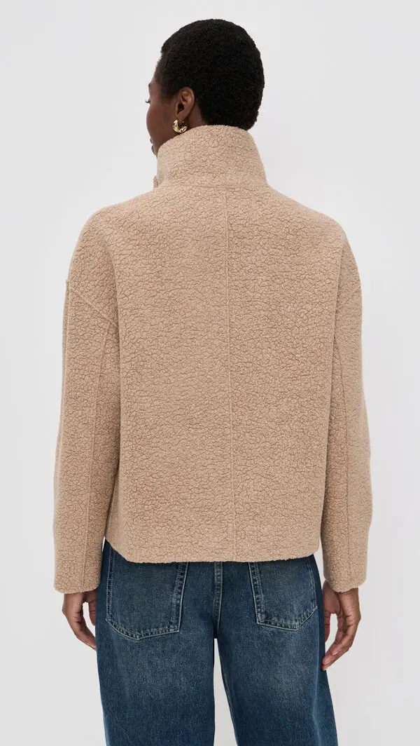 Harris Wharf London Cropped Funnel Jacket