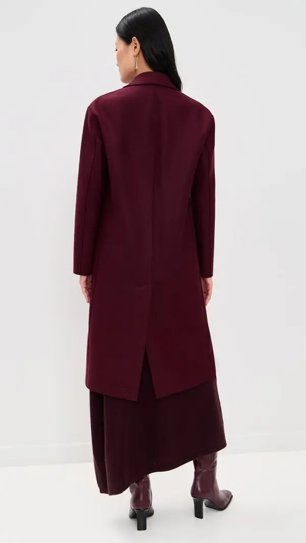 Harris Wharf London Chester Pressed Wool Coat