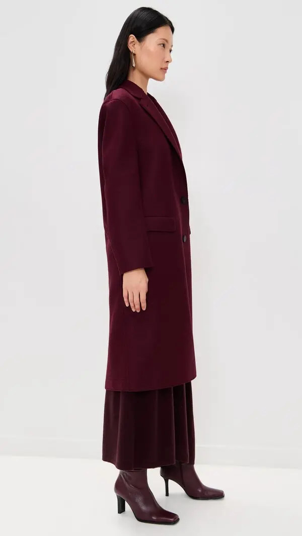 Harris Wharf London Chester Pressed Wool Coat