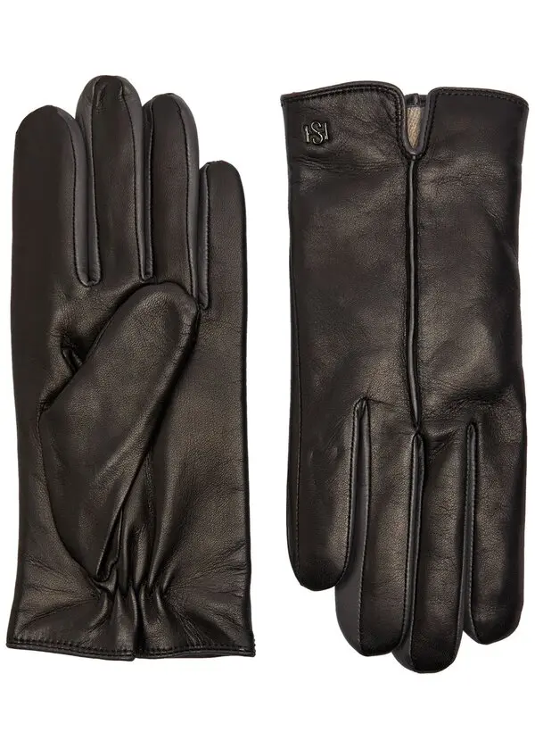 HANDSOME STOCKHOLM Leather Gloves - Black
