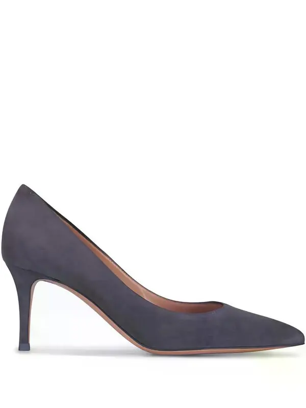 GIANVITO ROSSI 70mm Suede Pumps - Grey
