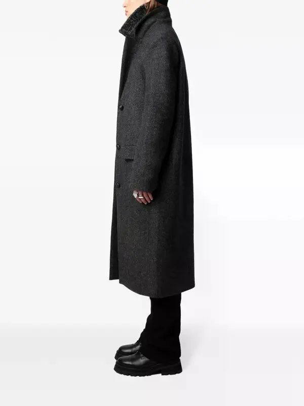 Zadig&Voltaire Wool-blend Single-breasted Coat