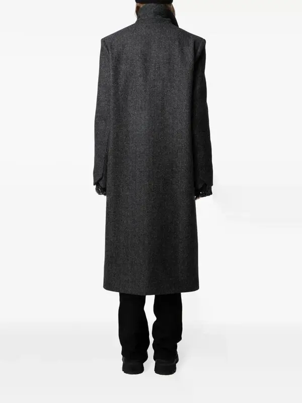 Zadig&Voltaire Wool-blend Single-breasted Coat
