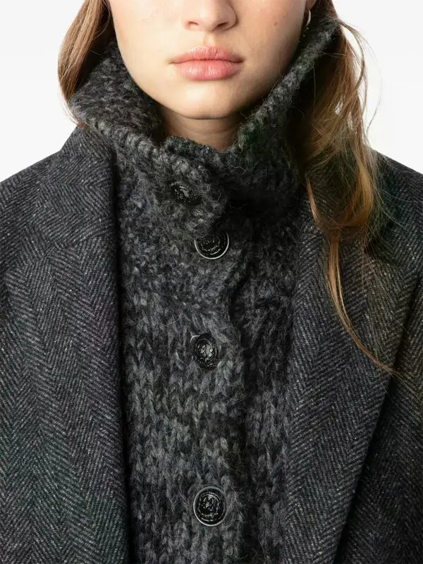 Zadig&Voltaire Wool-blend Single-breasted Coat