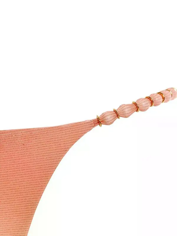 Agua Bendita Beaded-strap Bikini - Pink
