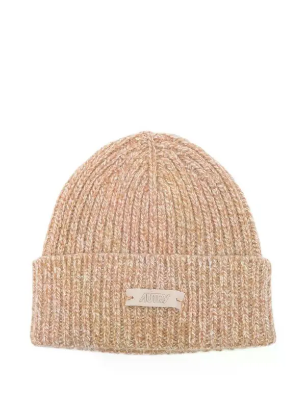 AUTRY Ribbed Beanie - Brown