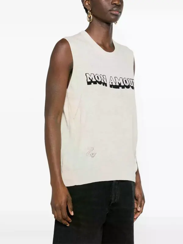 Zadig&Voltaire Nida Li Mon Amour Knitted Top