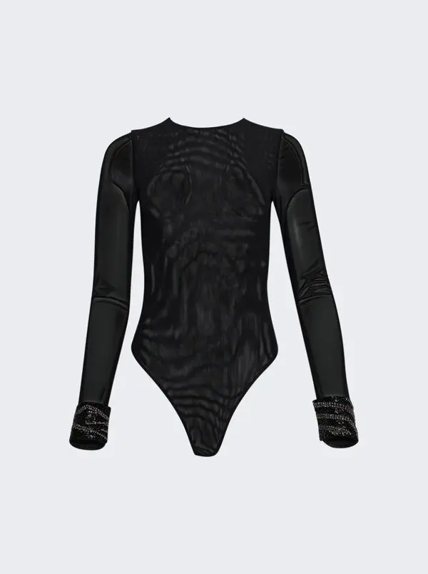 GRACE FAENA Zebra Bodysuit