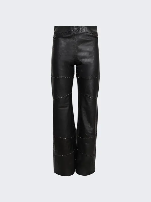 GRACE FAENA The Monarch Leather Pants