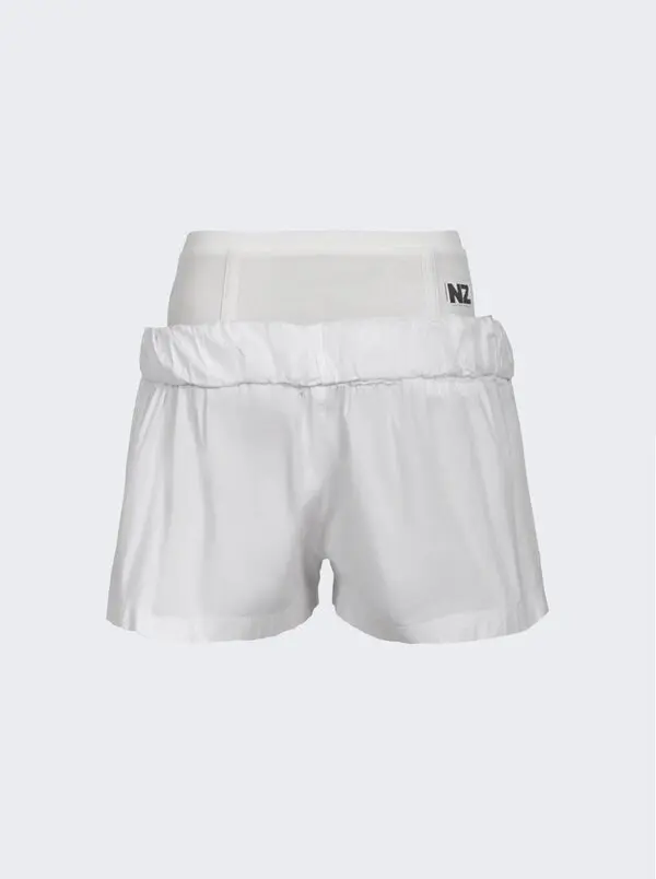 Natasha Zinko Cotton Double Layer Boxer Shorts - White