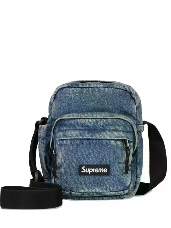 Supreme Denim Messenger Bag - Blue