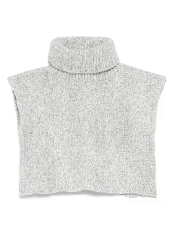 Eleventy Cable-knit Turtleneck Neck Warmer