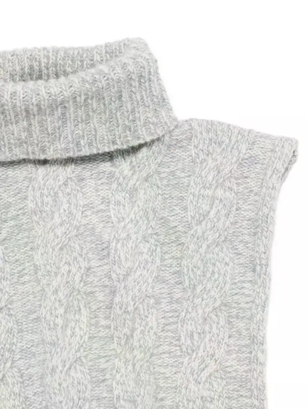 Eleventy Cable-knit Turtleneck Neck Warmer