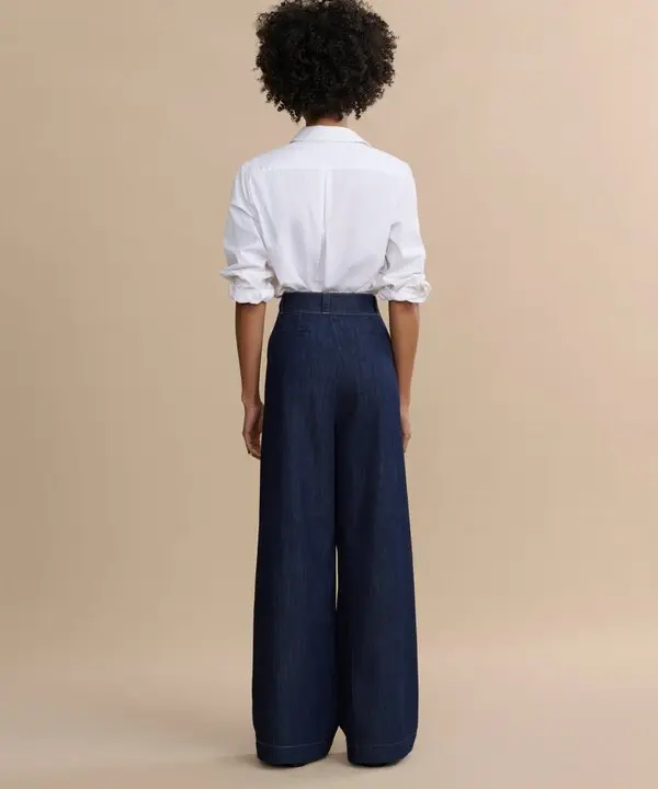 Jenni Kayne Denim Newport Trouser - Blue