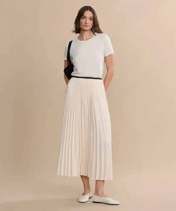 Jenni Kayne Leather Elodie Flat - White