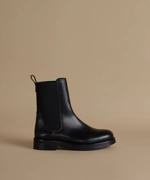 Jenni Kayne Leather Alden Chelsea Boot - Black