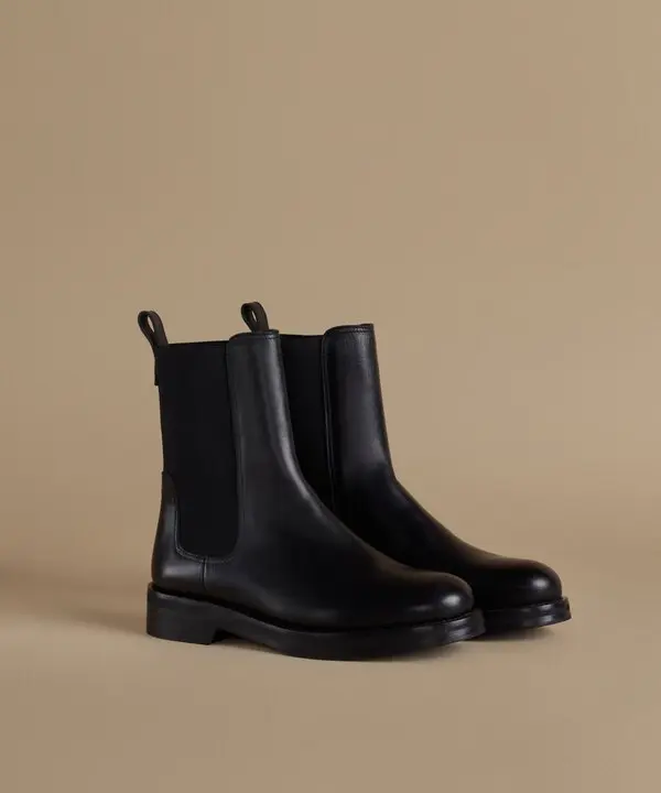 Jenni Kayne Leather Alden Chelsea Boot - Black