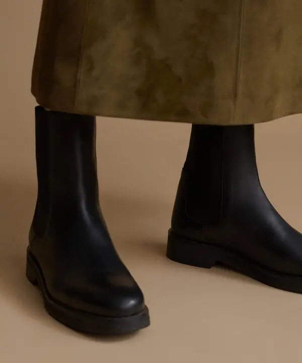 Jenni Kayne Leather Alden Chelsea Boot - Black